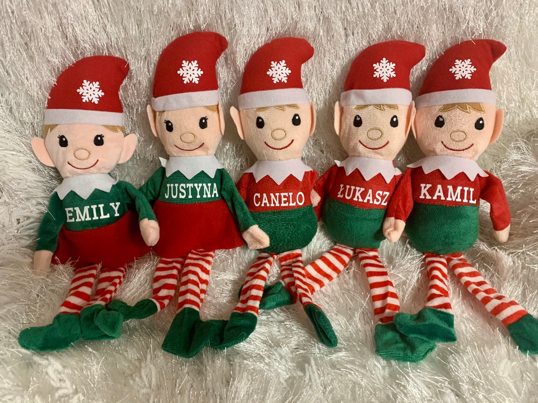 Personalized Christmas Plush Elves, Gifts, Holiday Gift, Plush Toy ...