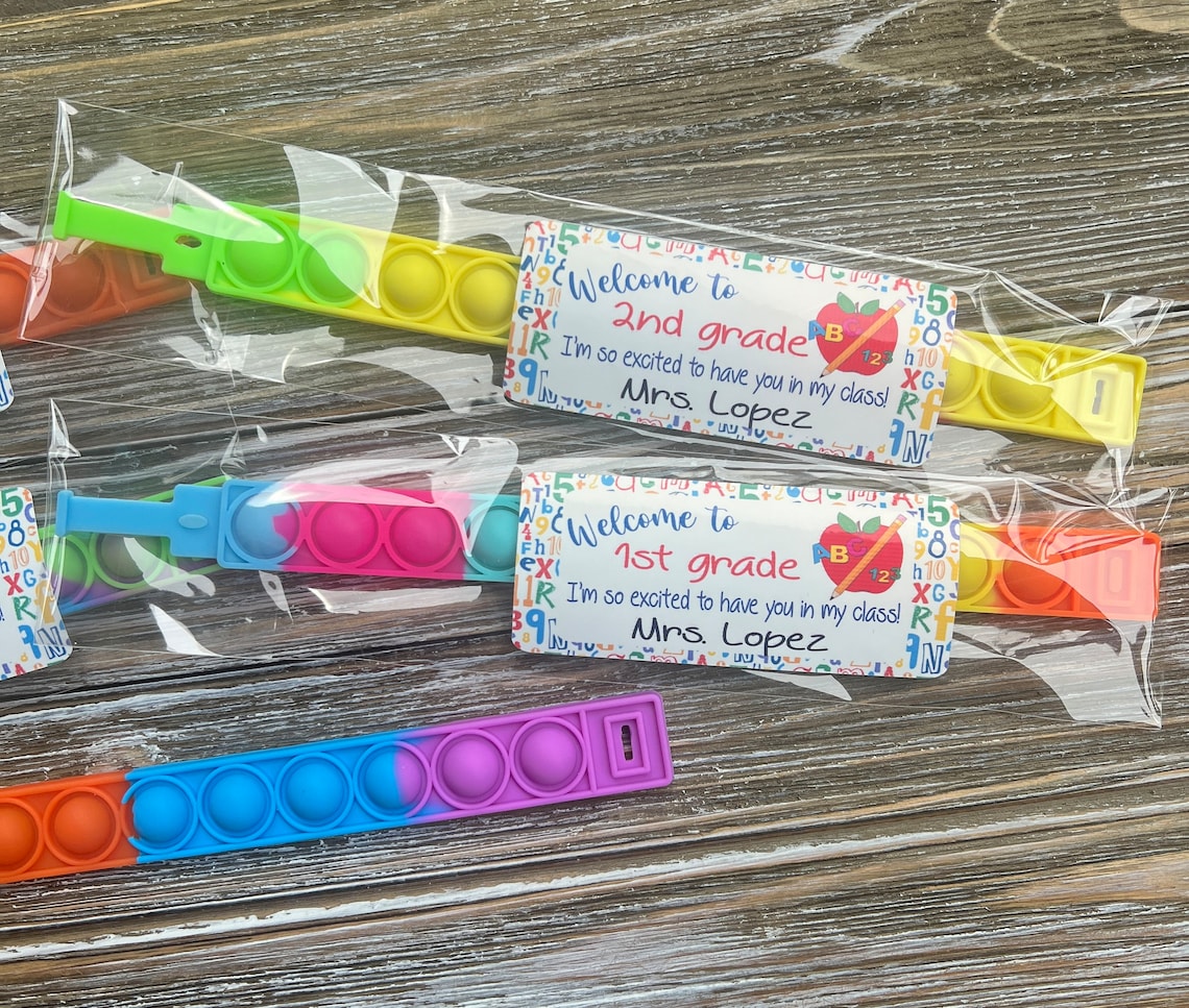 Pop It Bracelet, Back to School Gift, Classroom Gifts , Student Gift ...