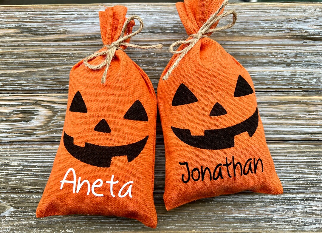 Personalized Halloween Gift Bags, Kids Gift , Halloween Party Favors ...
