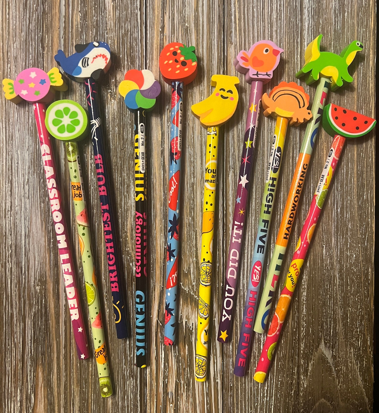 Personalized Tag With Pencil and Eraser Back to School Gift - Etsy