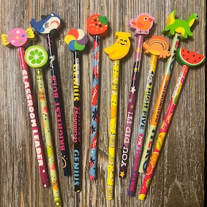 Personalized Tag With Pencil and Eraser , Back to School Gift, Student ...