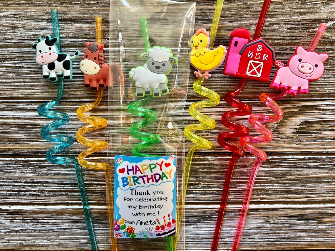 Farm Animals Party Favors Kids Birthday Party Favors - Etsy