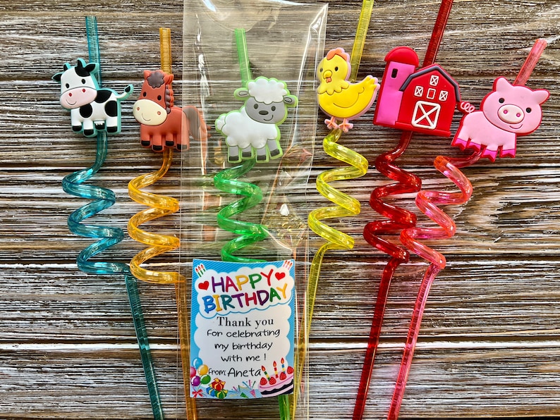 Farm Animals Party Favors Kids Birthday Party Favors - Etsy