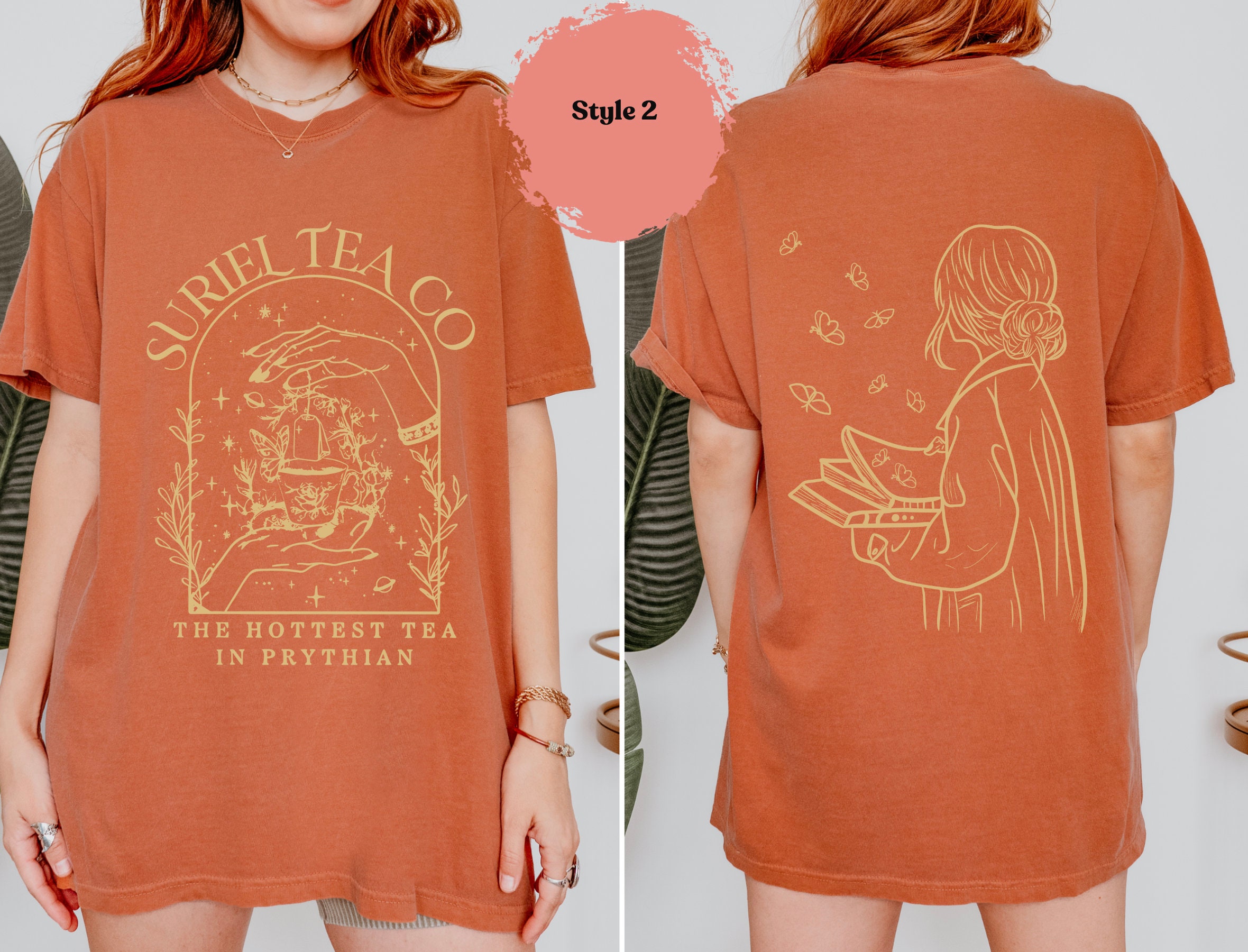 Suriel Tea Co Comfort Color Shirt, A Court of Thorns and Roses Shirt ...