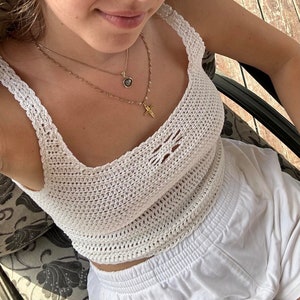 Open Back Tank - Crochet Pattern PDF - Etsy