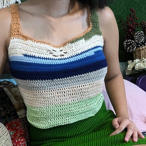 Open Back Tank - Crochet Pattern PDF - Etsy