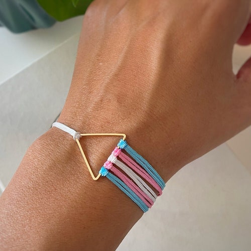 Trans Flag Ornament Transgender Pride Handmade Wood - Etsy