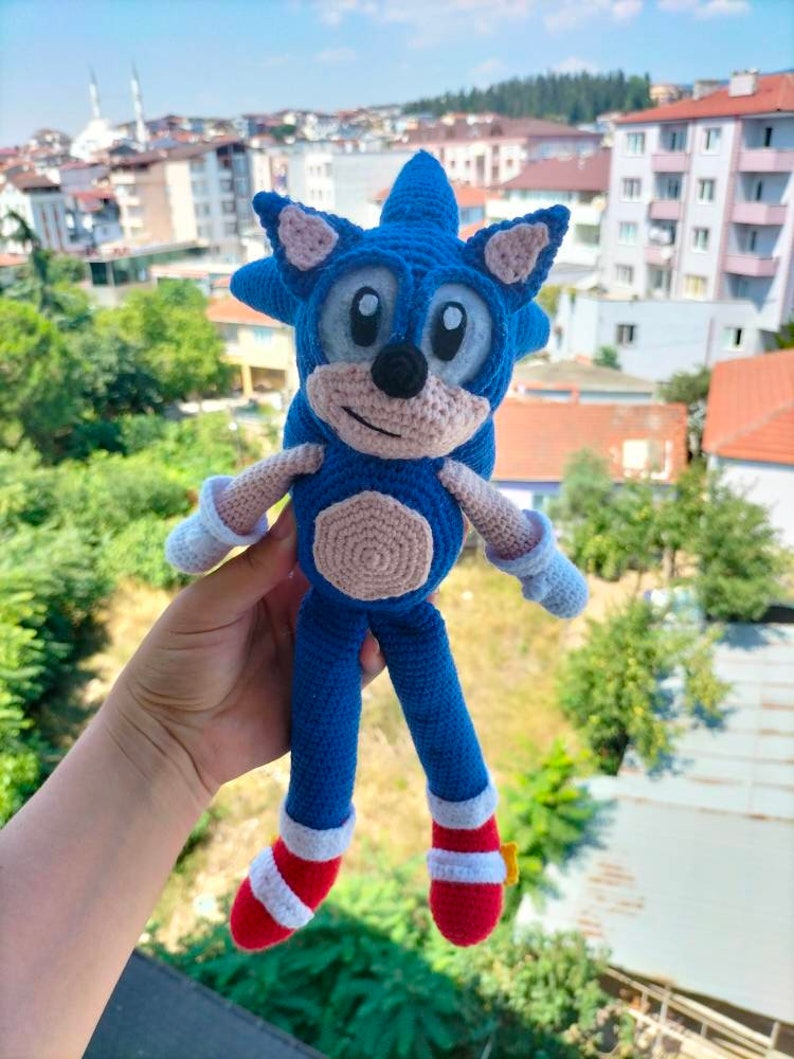 Crochet Pink Amy, Super Sonic Hedgehog, Knuckls, Black Shadow ...