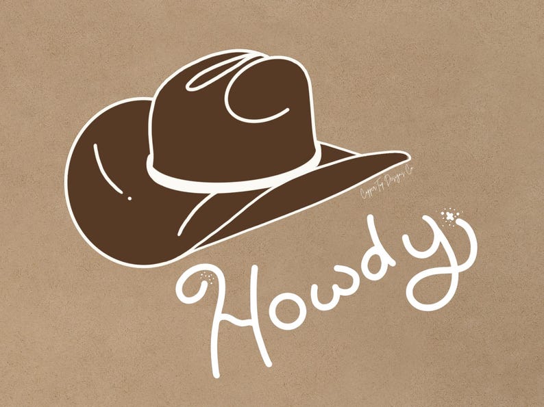 Howdy! Sticker - Etsy