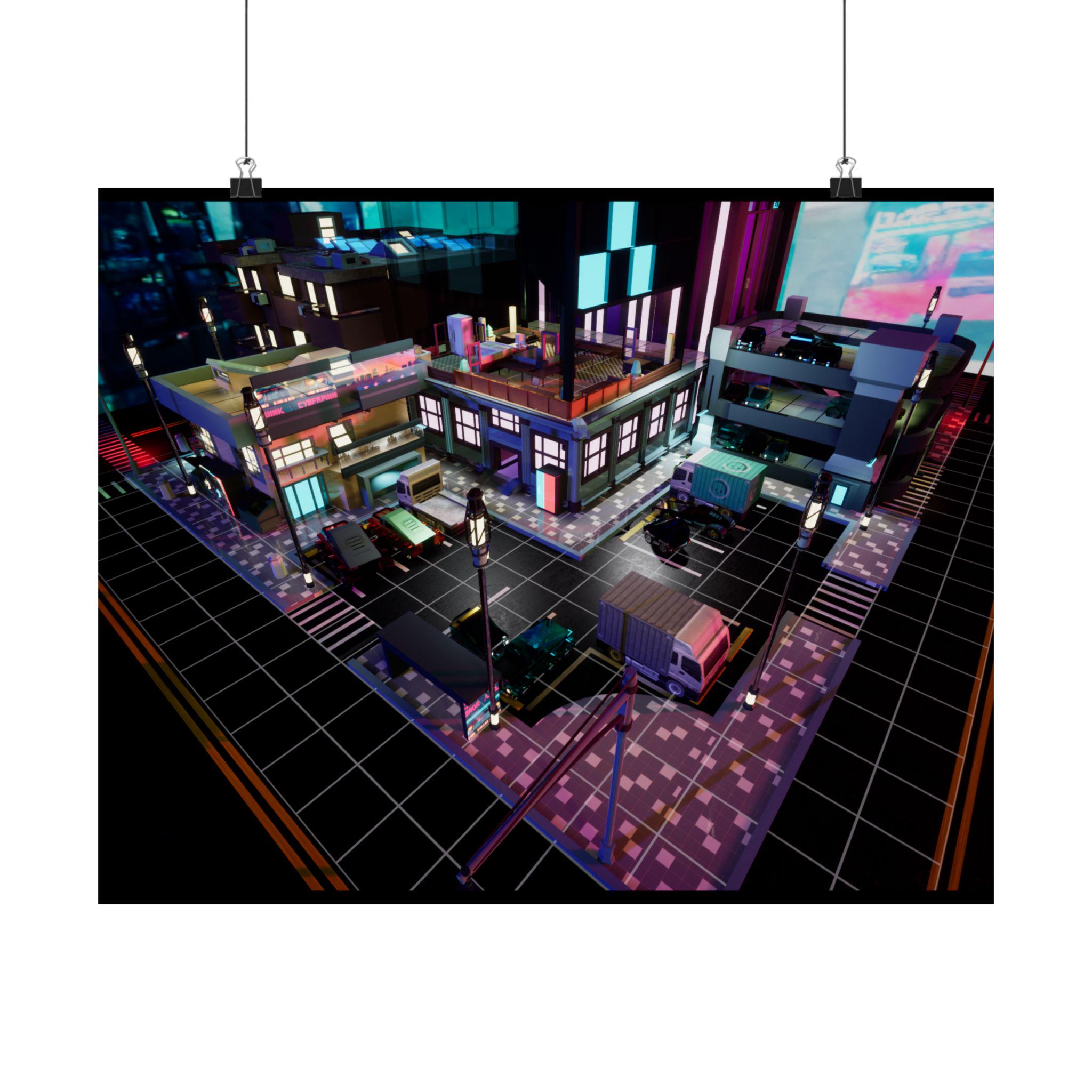 Isometric Night City Battlemap for Cyberpunk Red (20x16) - Etsy