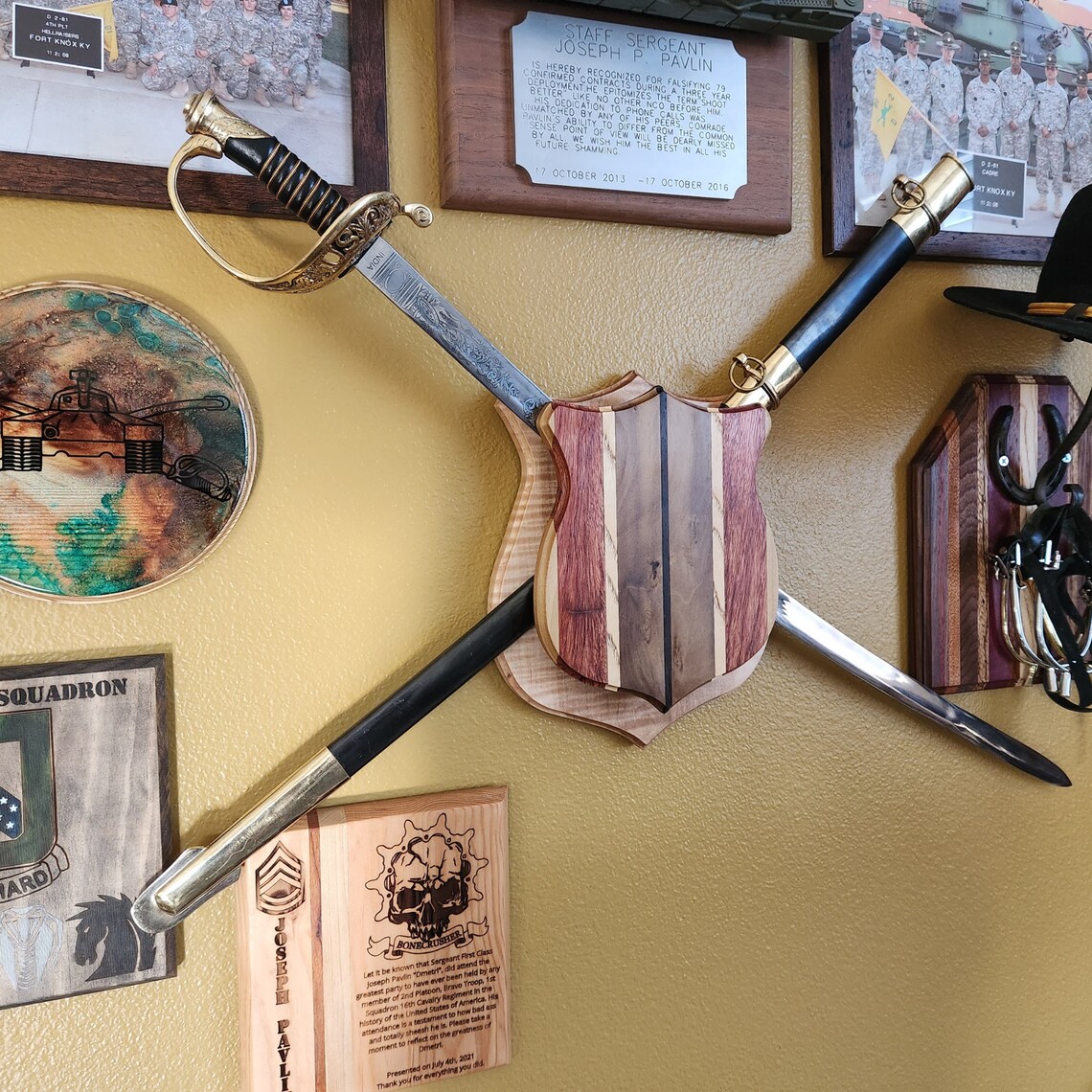 NCO Sword Display - Etsy