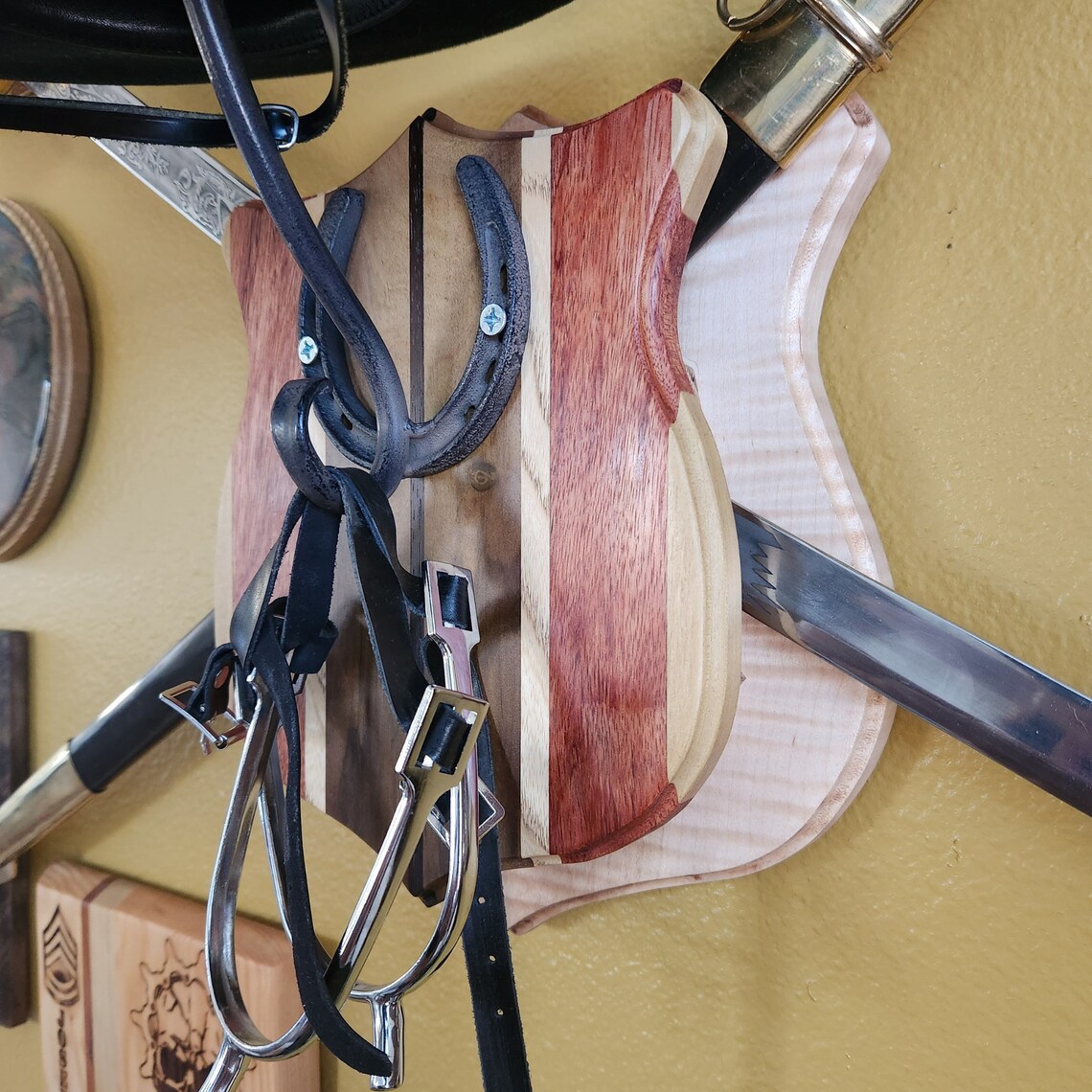 Saber Display Stetson Display Spur Display - Etsy