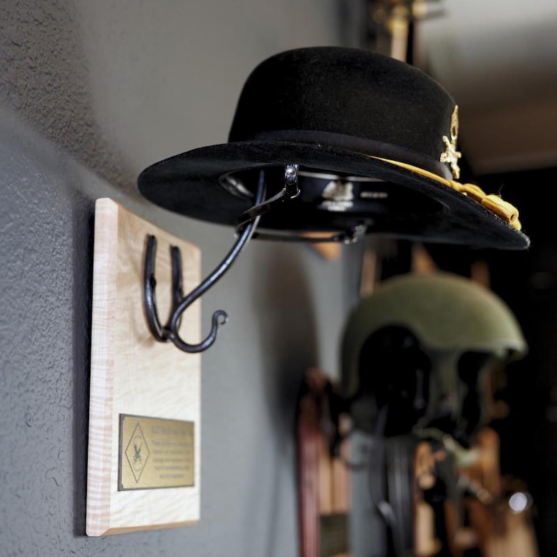 Wall Mount Hat Rack - Etsy