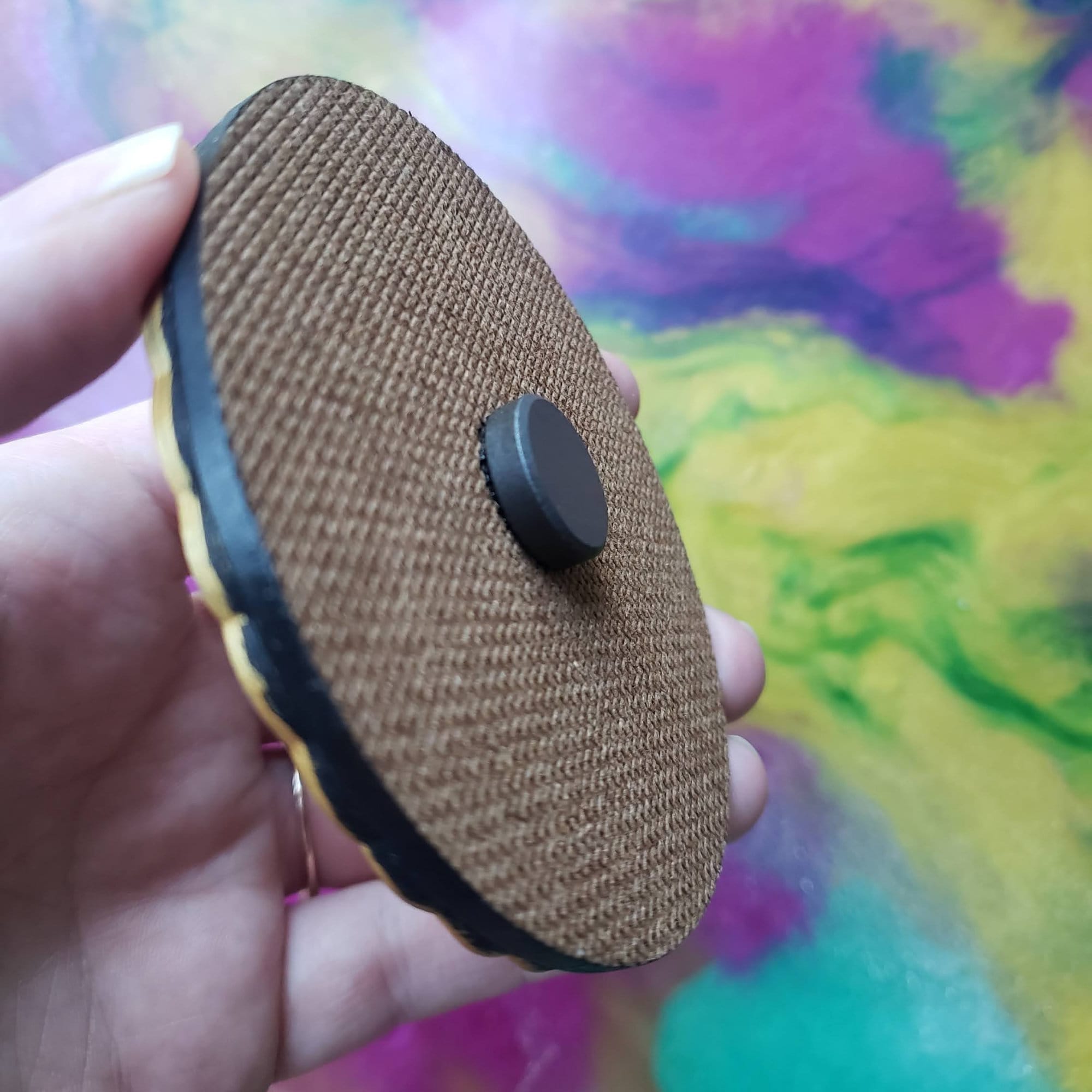 Custom Military Unit Insignia With Black Disk Backing Ornament Magnet ...