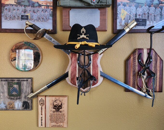 Stetson and Spur Holder - Etsy