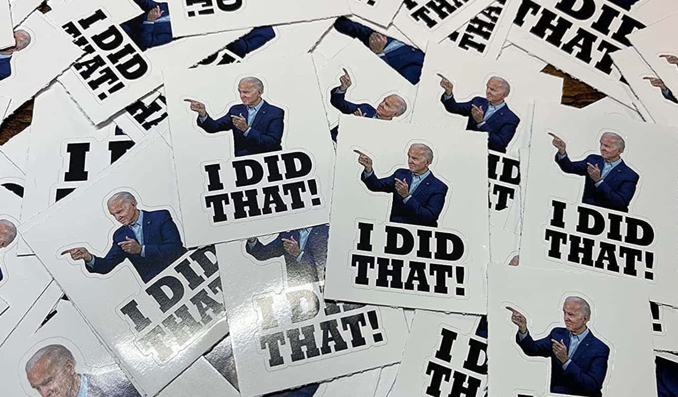 5 PCS Joe Biden Funny Sticker Joe Biden I DID That | Etsy