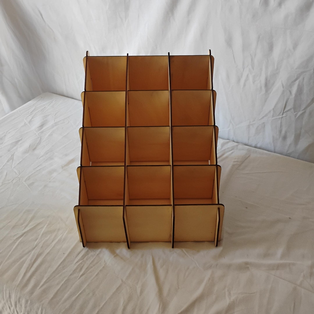 Wooden Bookmark Display Stand, Craft Display, 12 Slot Wooden Display ...