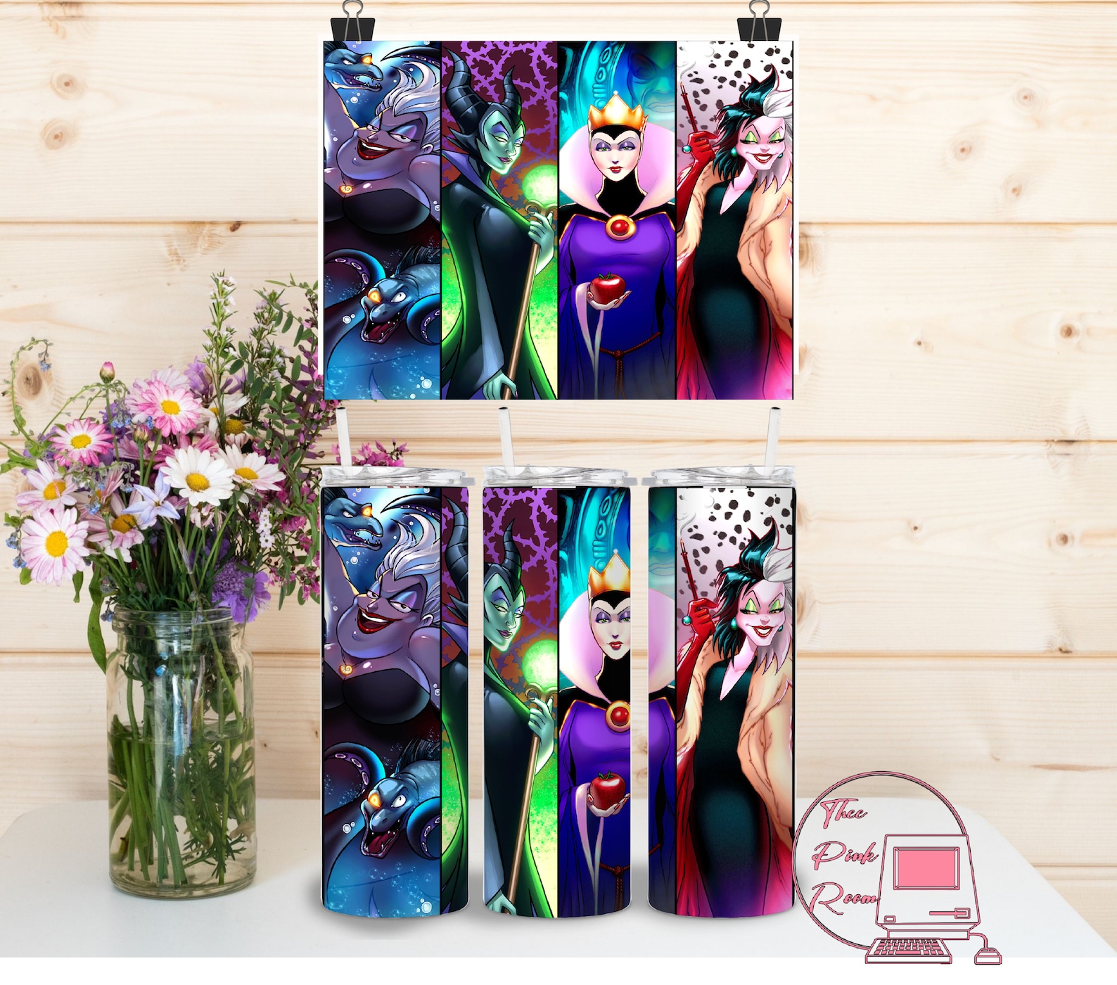 Villain Tumbler 20oz Wrap PNG, Digital Download Bad Girls Tumbler PNG ...