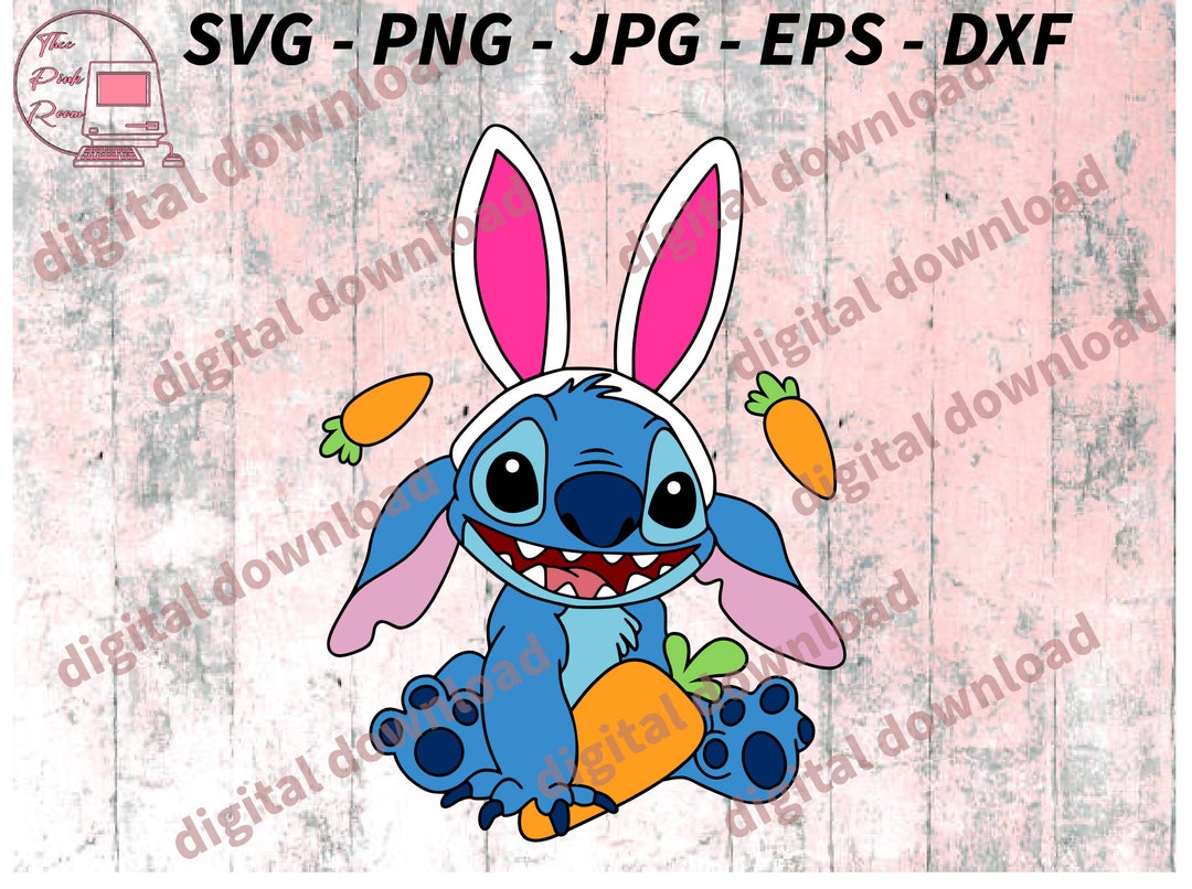 Easter SVG, Stitch Easter SVG, Cricut Project, Stitch, Easter, Easter ...