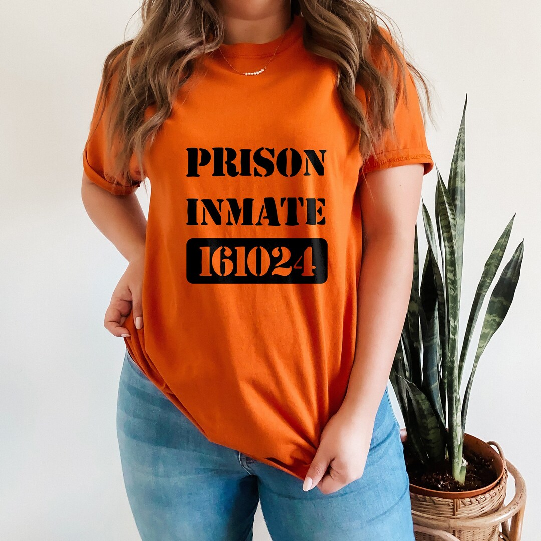 Custom Prison Inmate Shirt, County Jail Inmate Halloween Shirt, Jail ...
