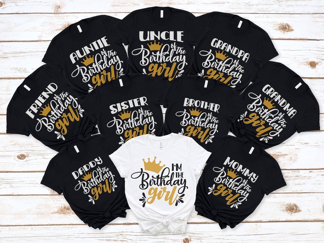 Custom Birthday Squad Shirts, Birthday Team Shirt, Birthday Crew Shirts ...