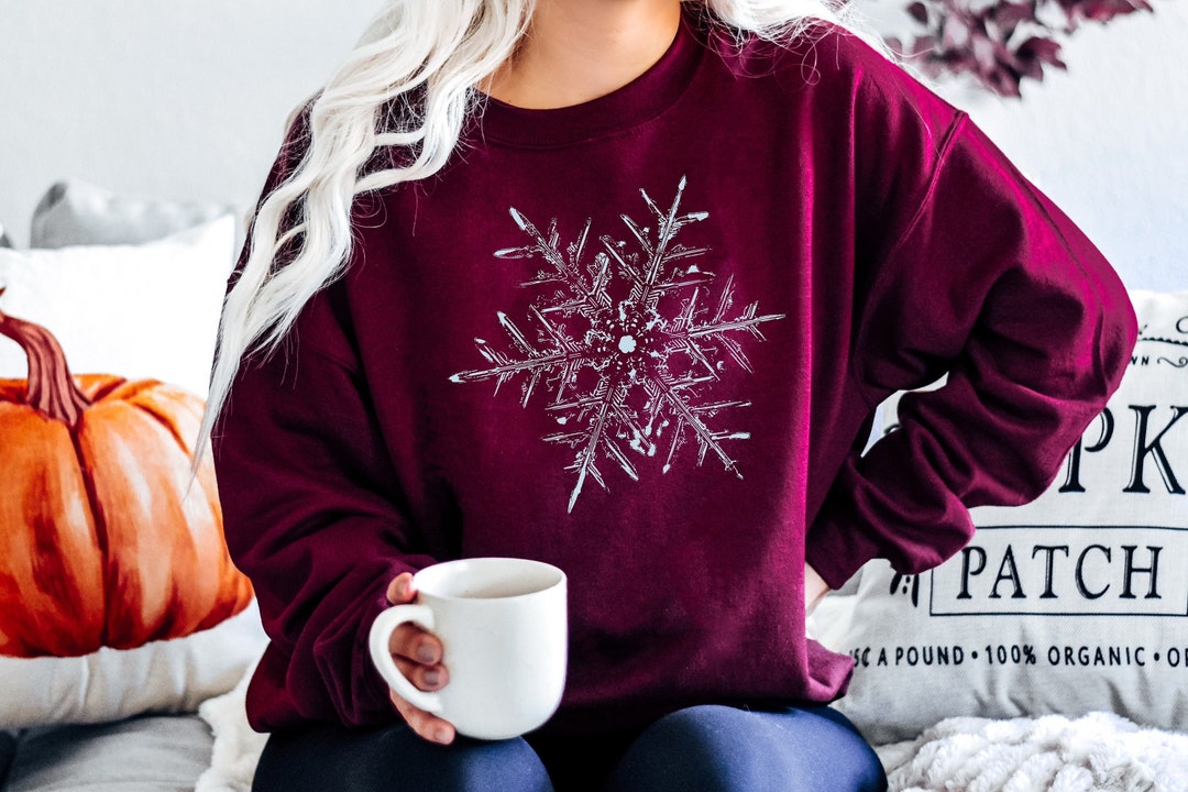 Snowflake Hoodie&sweatshirt, Holiday Sweater, Matching Christmas ...
