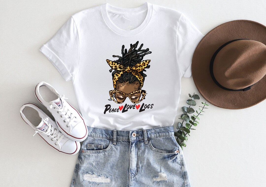 Peace Love Locs Shirt, Locs Shirt, Loc Queen Shirt, Natural Hair Shirt ...