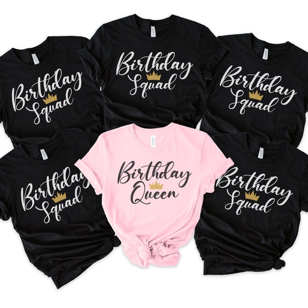 Birthday Squad Shirt - Etsy