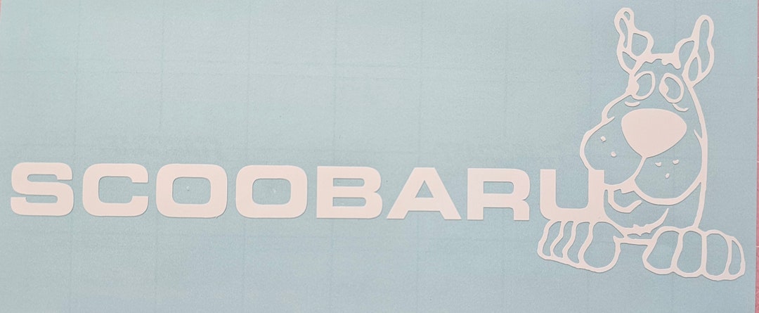 Scoobaru Scooby Doo Subaru Car Decal FREE Shipping - Etsy