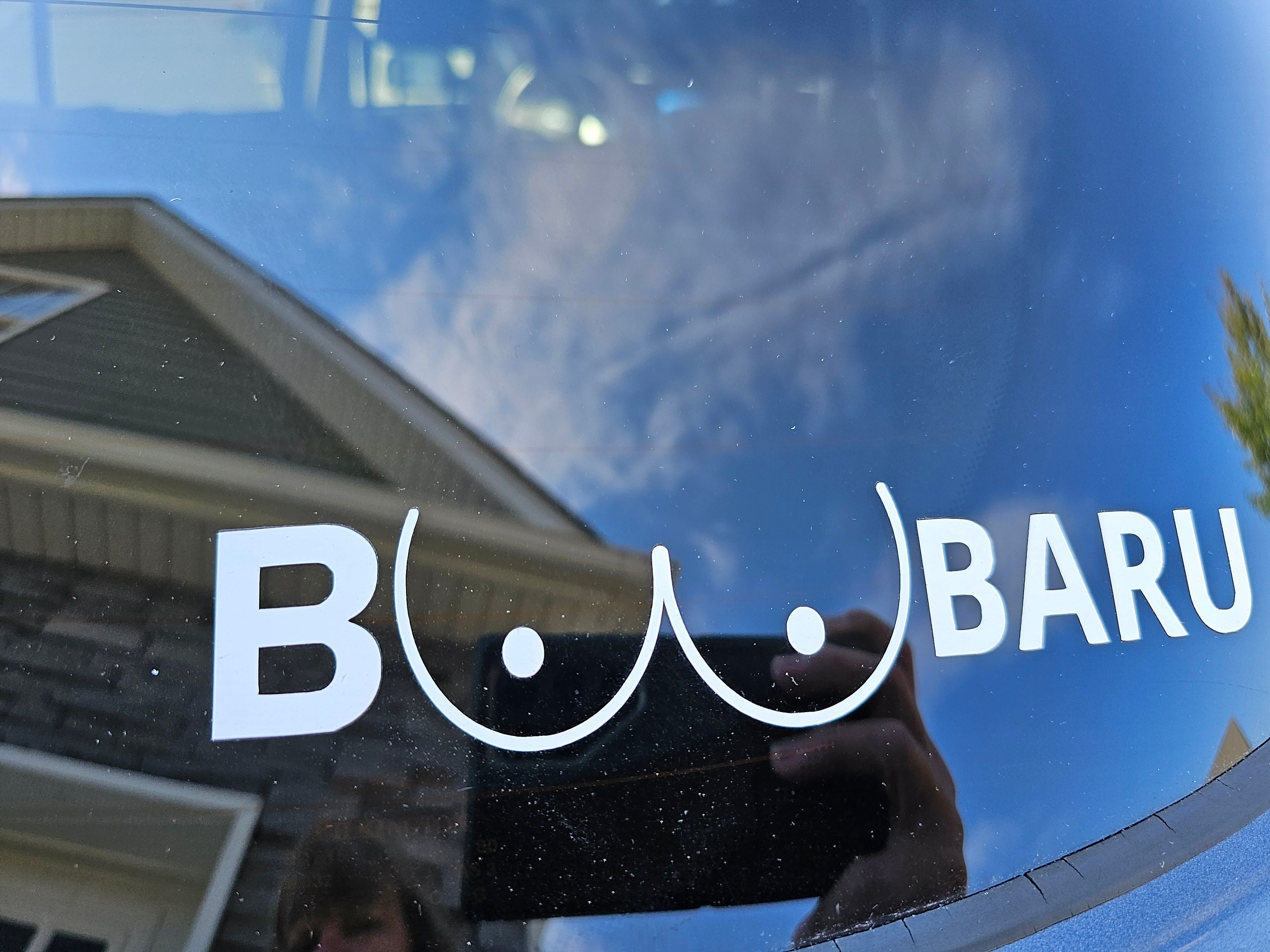 Subaru Boobaru Car Decal FREE Shipping - Etsy
