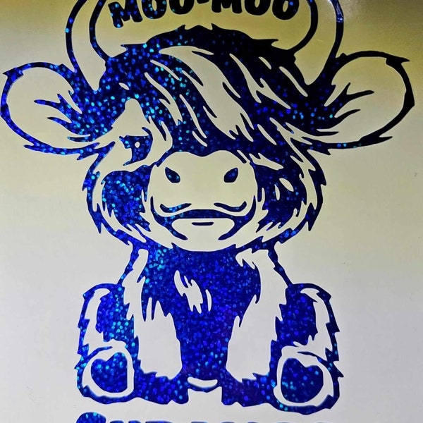 Moo Moo Subaru Decal - Etsy