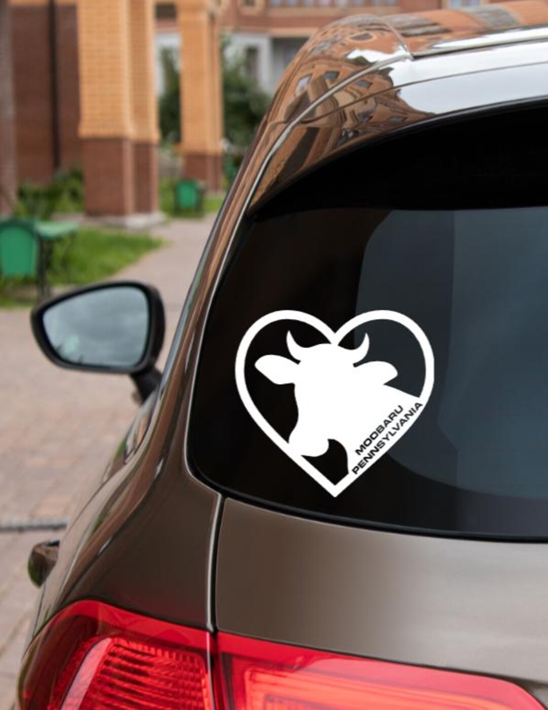 State Moo Moo Moobaru Car Decal Pick Your STATE Moo FREE SHIP - Etsy