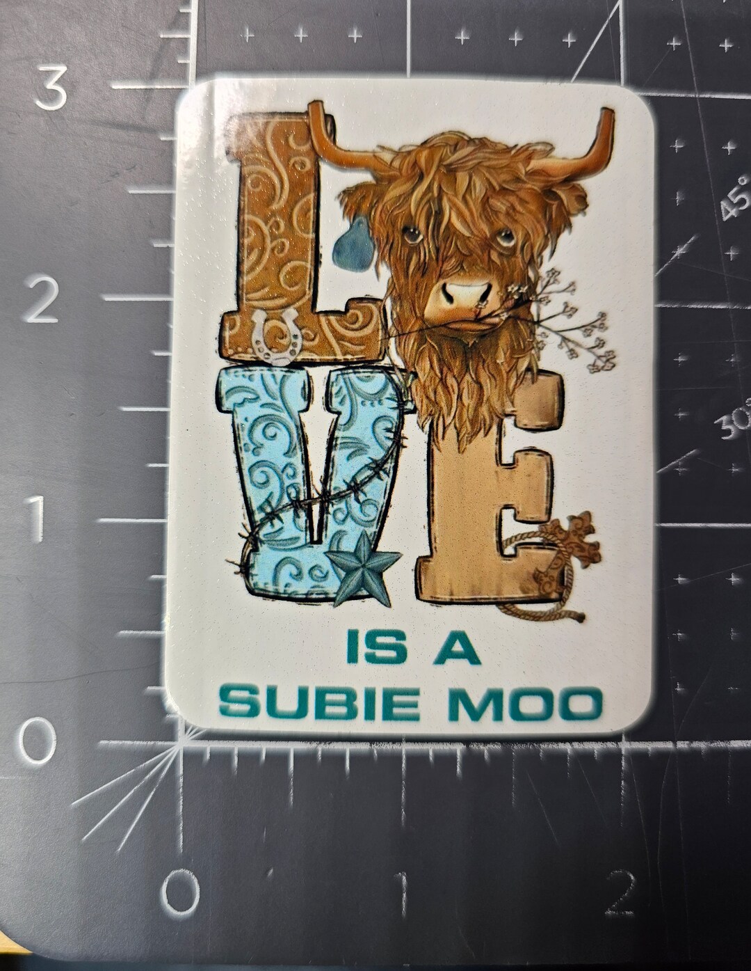 Love is a Subie Moo Subaru Magnet Free Shipping - Etsy