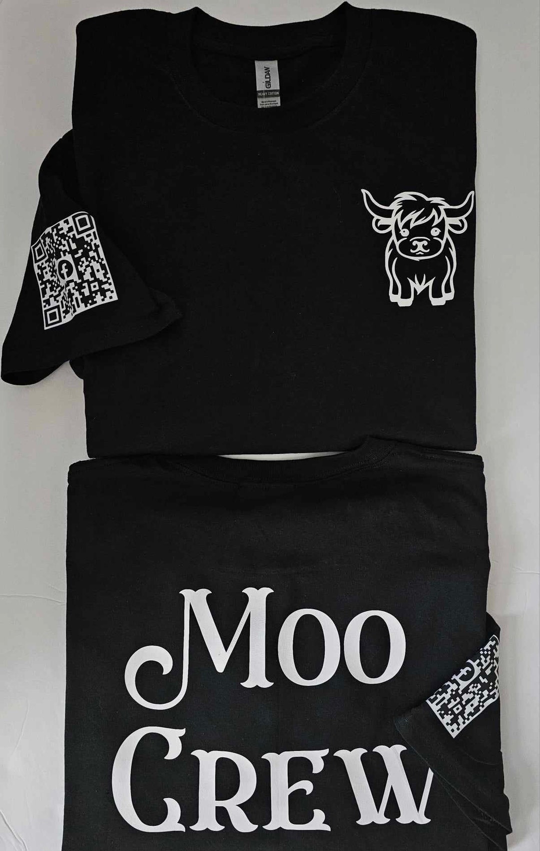 Subie Moo Crew Tee Shirt Moo Moo Subie Moo Facebook QR Code FREE Shipping - Etsy