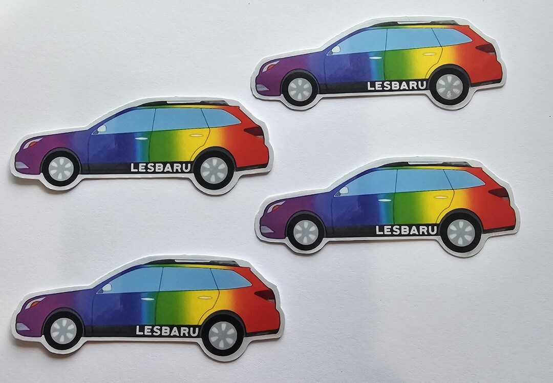 Lesbaru Subie Waterproof Sticker Free Shipping - Etsy