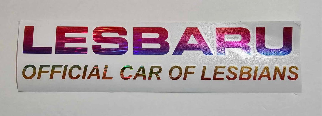 Subaru Lesbaru Official Car of Lesbians Free Shipping - Etsy
