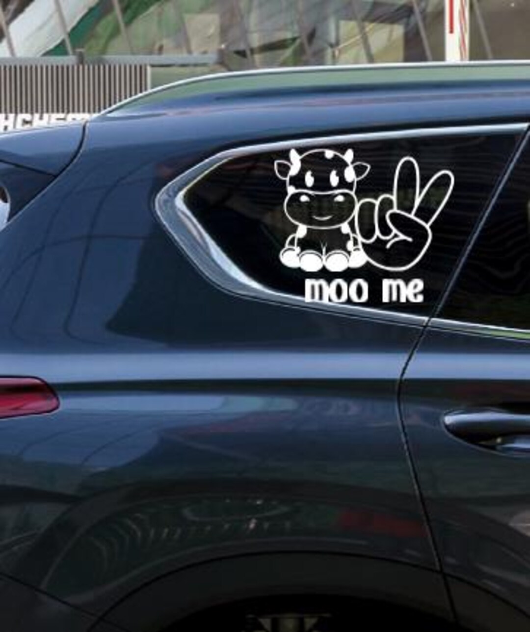 Moo Moo Me Car Decal Free Shipping - Etsy