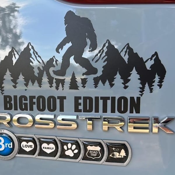 Sasquatch Decal, Bigfoot Decal, Yeti Sticker, Big Foot Sticker, Laptop ...