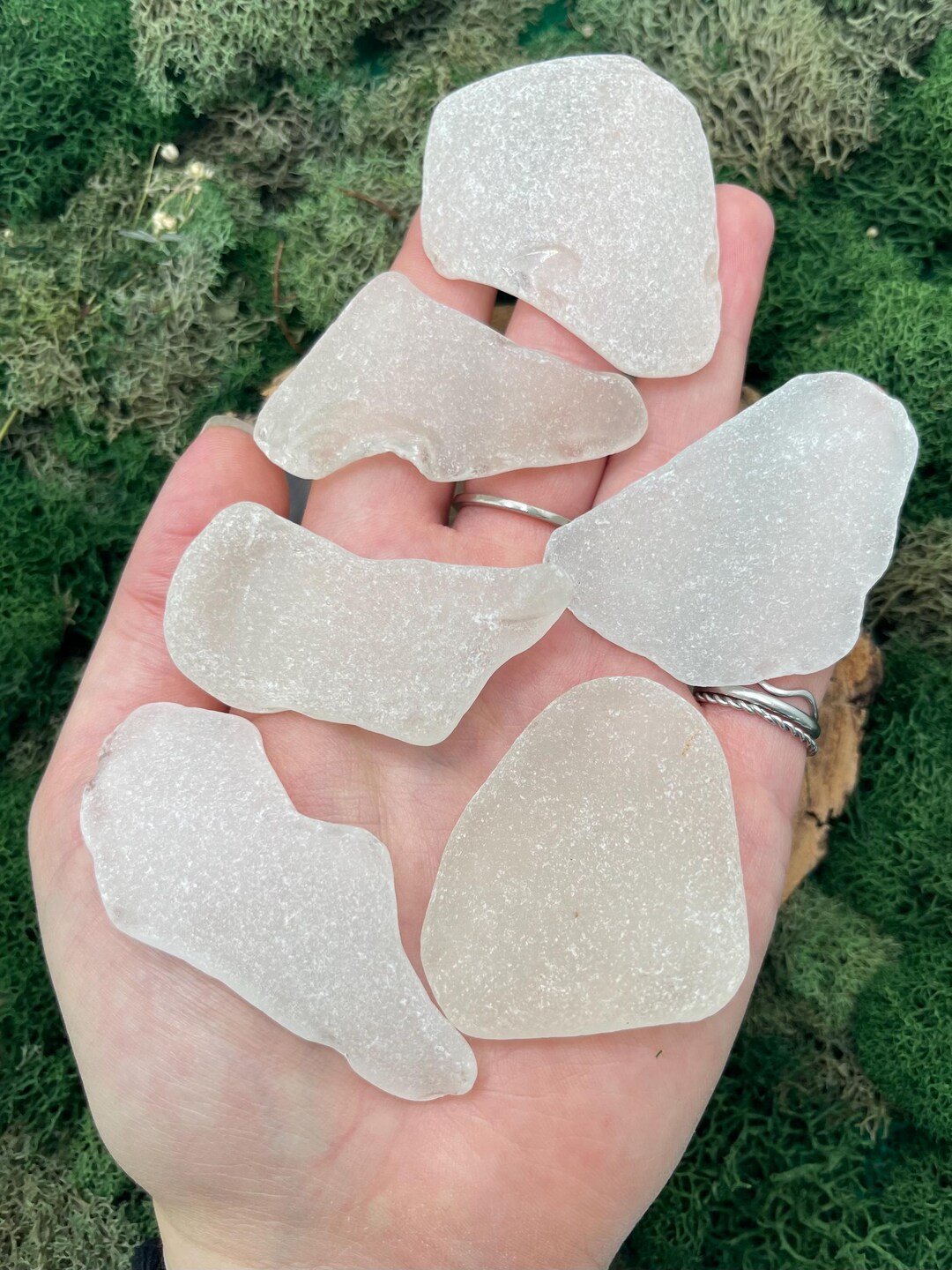 10 Piece Extra Large Beach Glass Lot #1, Large Sea Glass, Large Beach ...