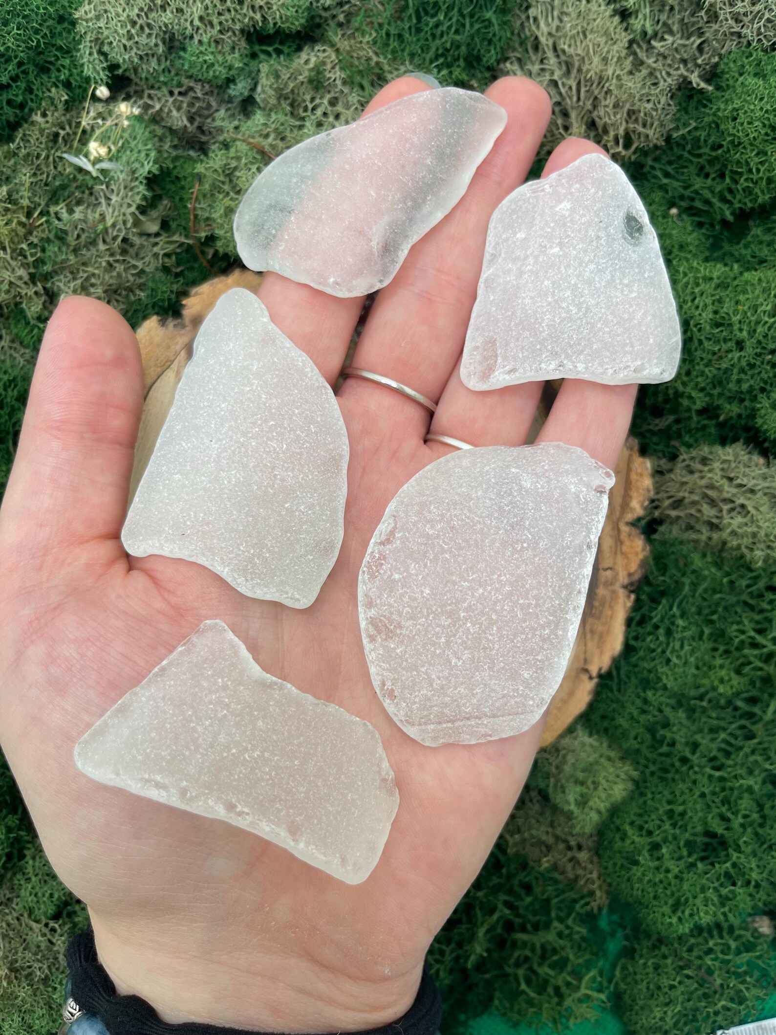 10 Piece Extra Large Beach Glass Lot #2, Large Sea Glass, Large Beach ...