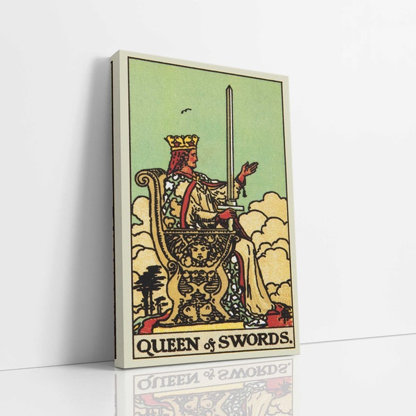 Tarot Art Queen of Swords - Etsy