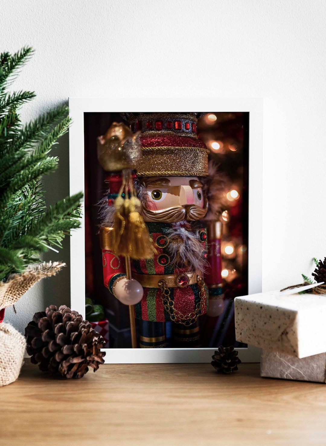 Christmas Nutcracker Canvas Wall Art, Christmas Card Art, Kids Wall Art ...
