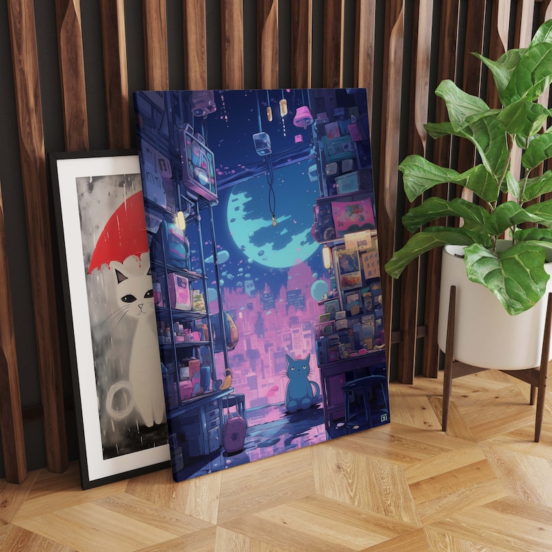 Cyberpunk Wall Art - Etsy