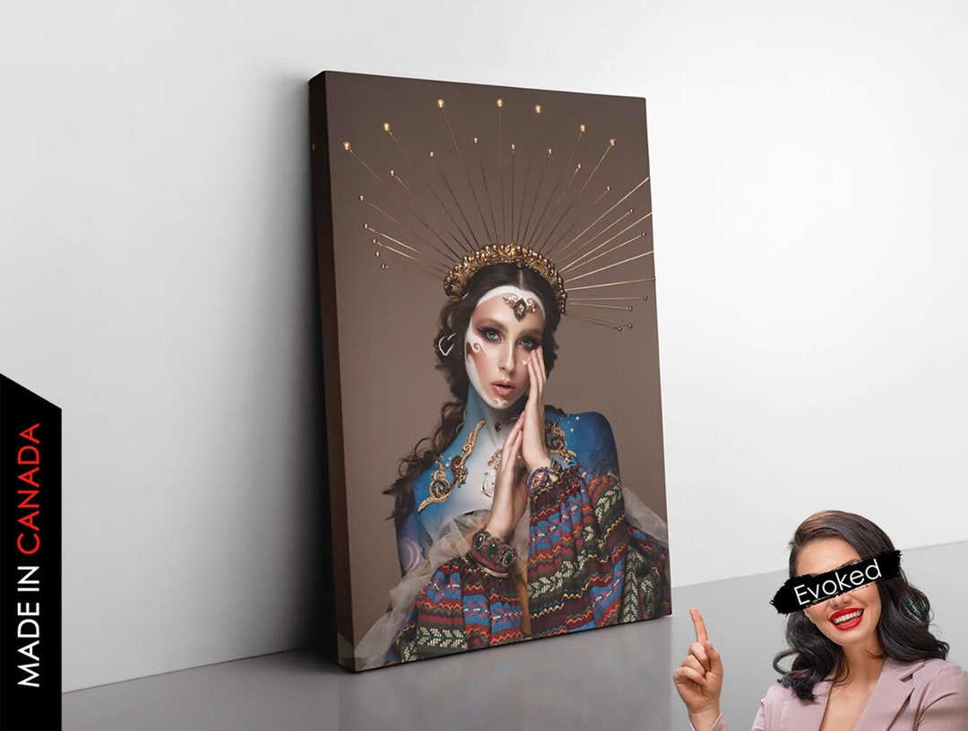 Magic Goddess Canvas Wall Art, Modern Wall Art, Magical Art, Feminine ...