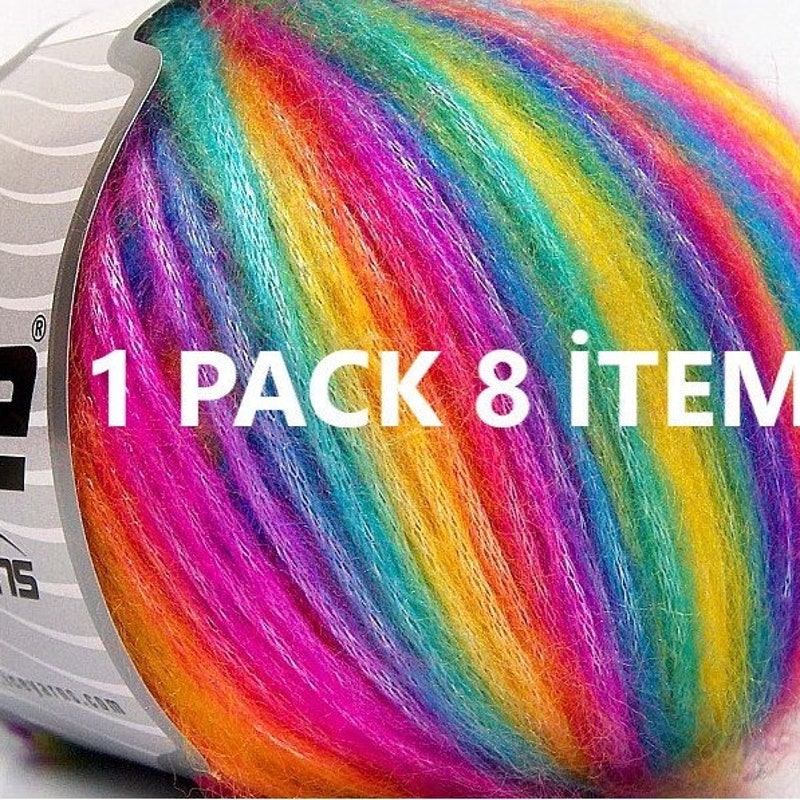 Rainbow Yarn - Etsy