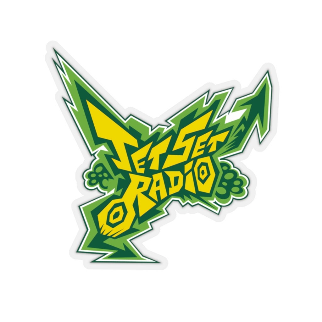 Jet Set Radio Game Logo Title Screen Sticker JSR - Etsy