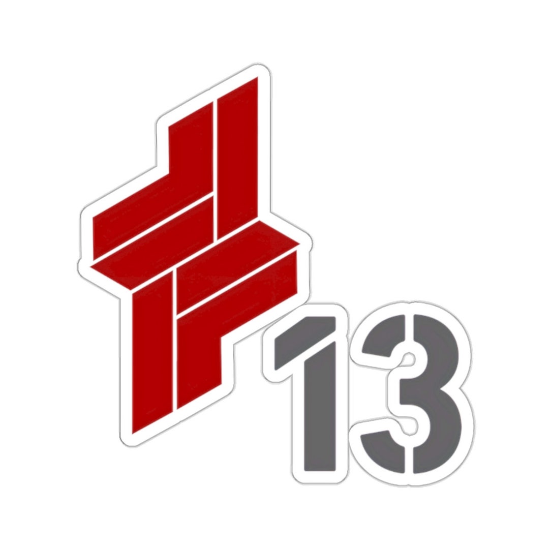 G13 Gun 13 G-13 AC Emblem Red Guns Pilot Sticker - Etsy