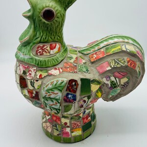 Vintage Handcrafted Mosaic Chicken - Etsy