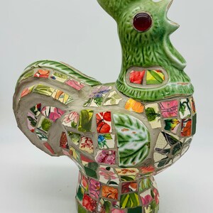 Vintage Handcrafted Mosaic Chicken - Etsy