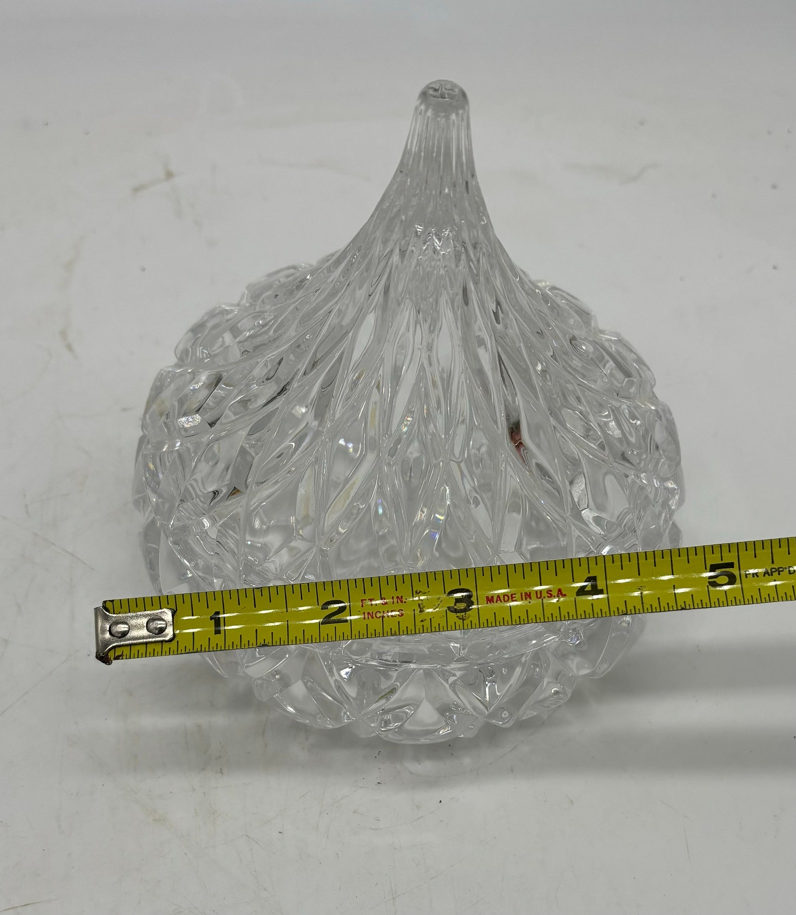 Vintage, Godinger, Hershey Kiss Crystal Dish With Lid - Etsy